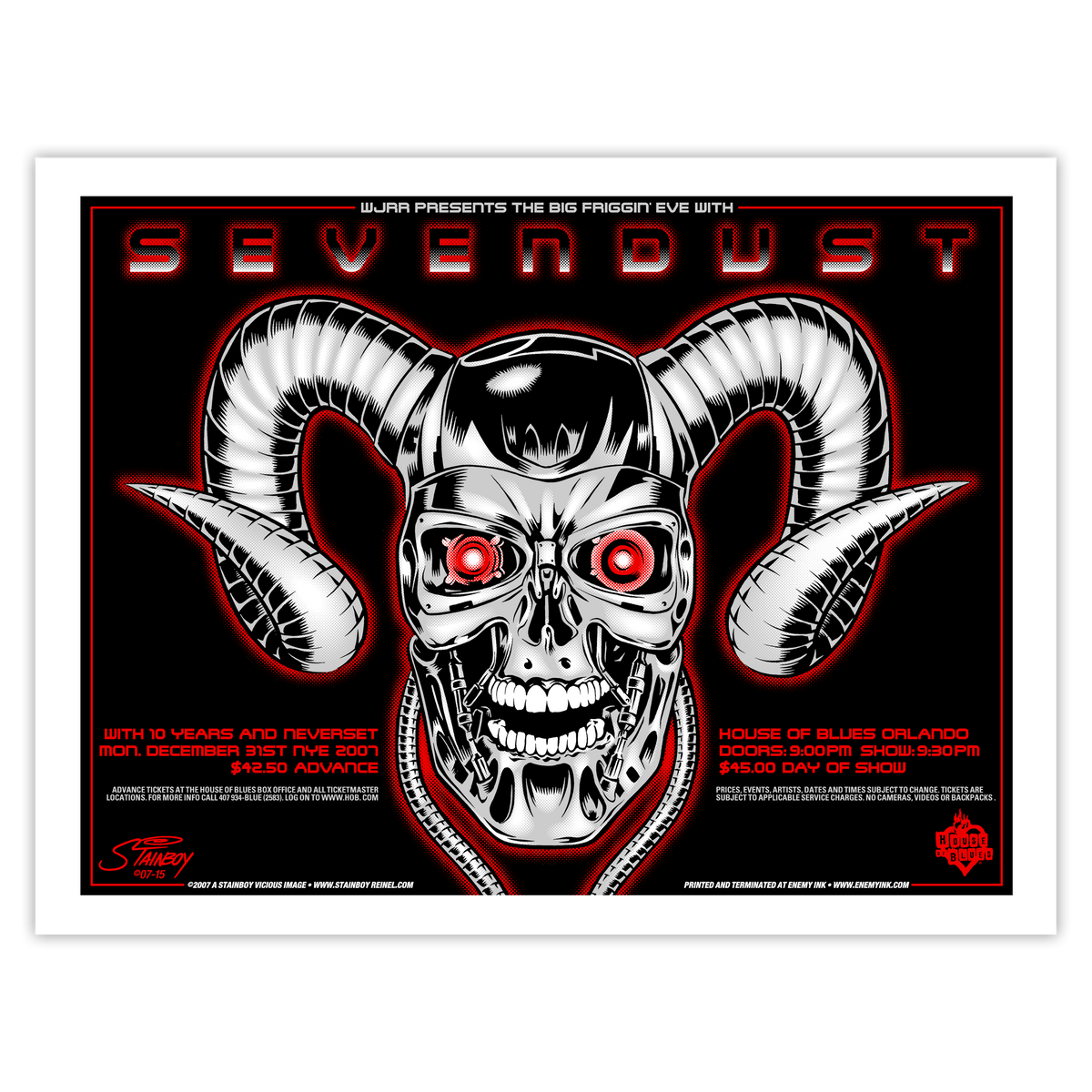 Sevendust Poster – Enemy Ink
