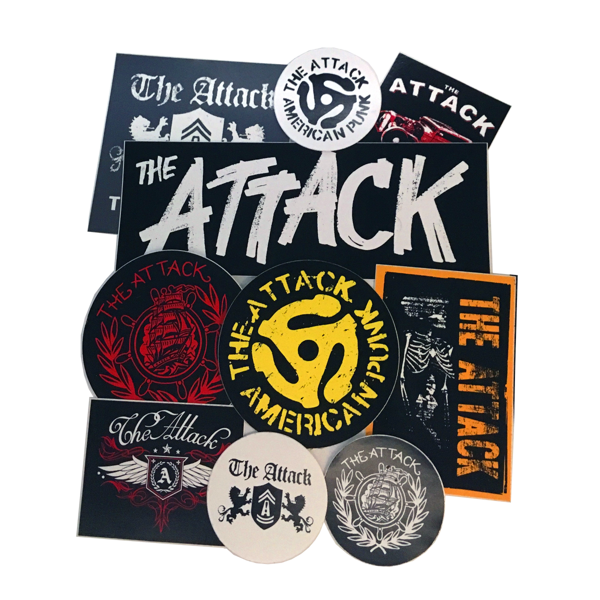The Attack Sticker Pack (5pk) – Enemy Ink