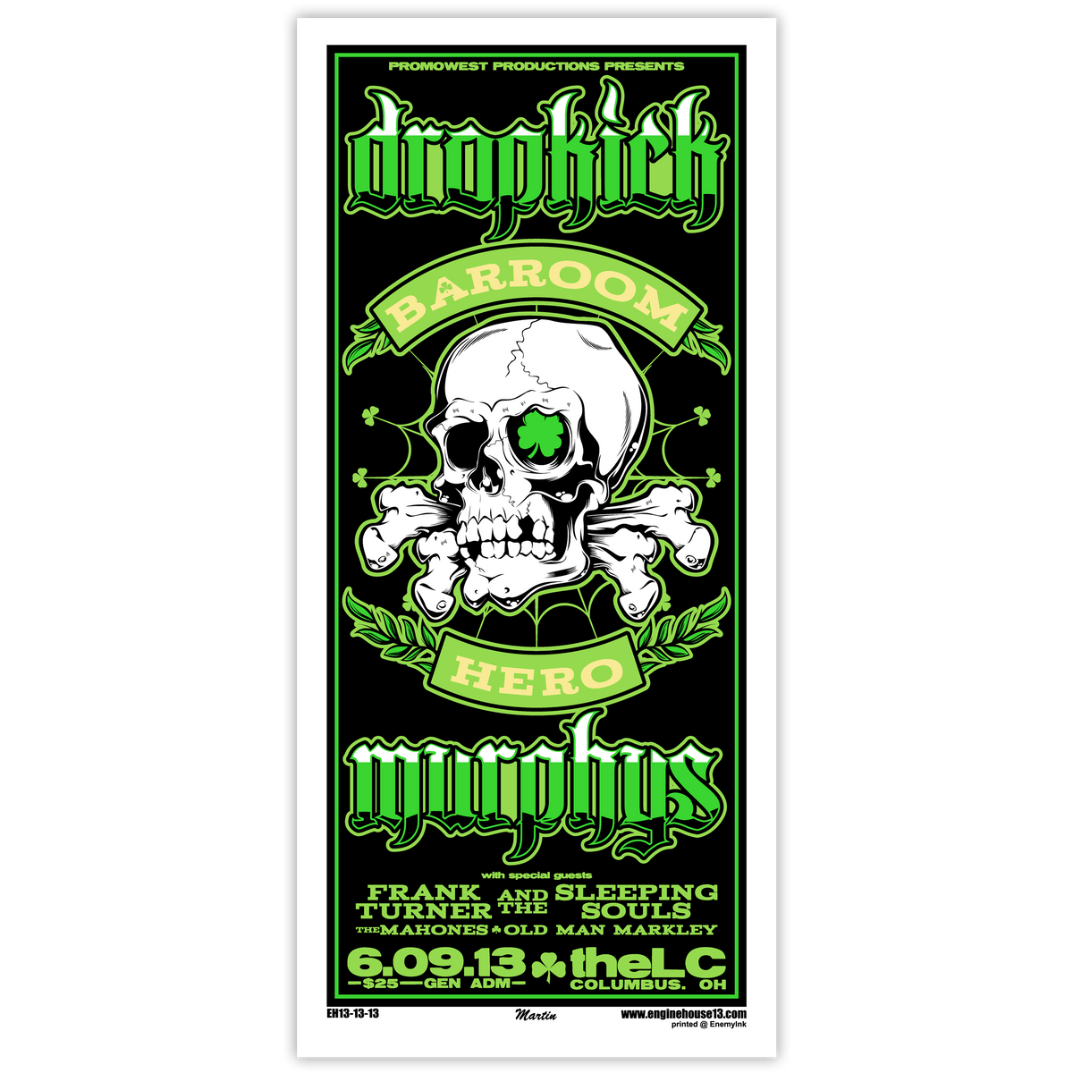 Dropkick Murphy's Poster – Enemy Ink