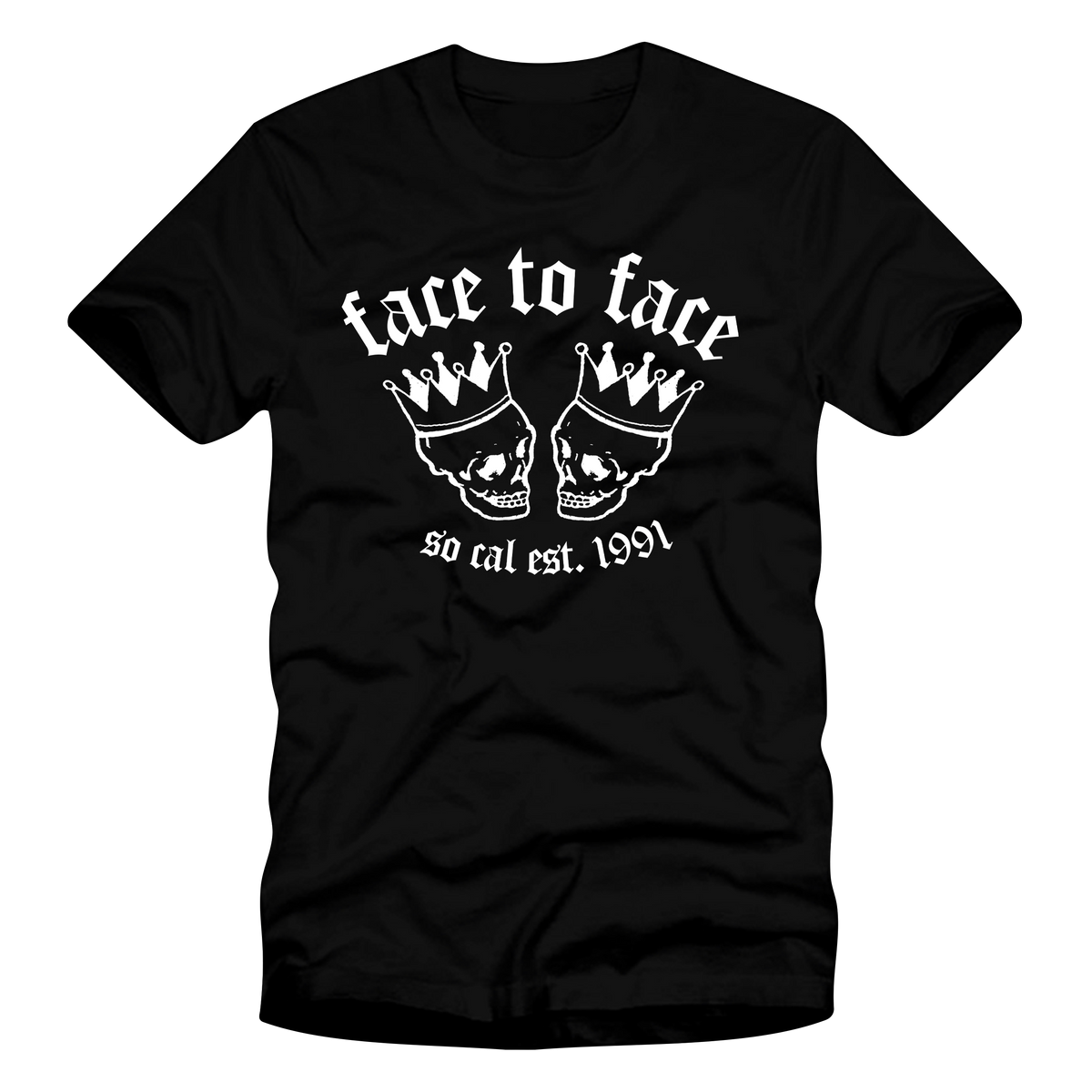 Face to Face - Skull Crown T-Shirt – Enemy Ink