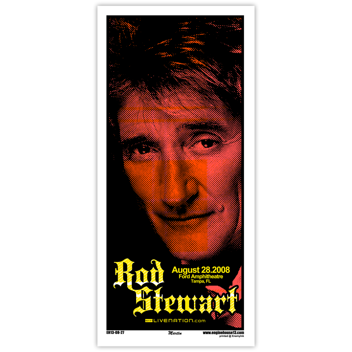 Rod Stewart Poster – Enemy Ink