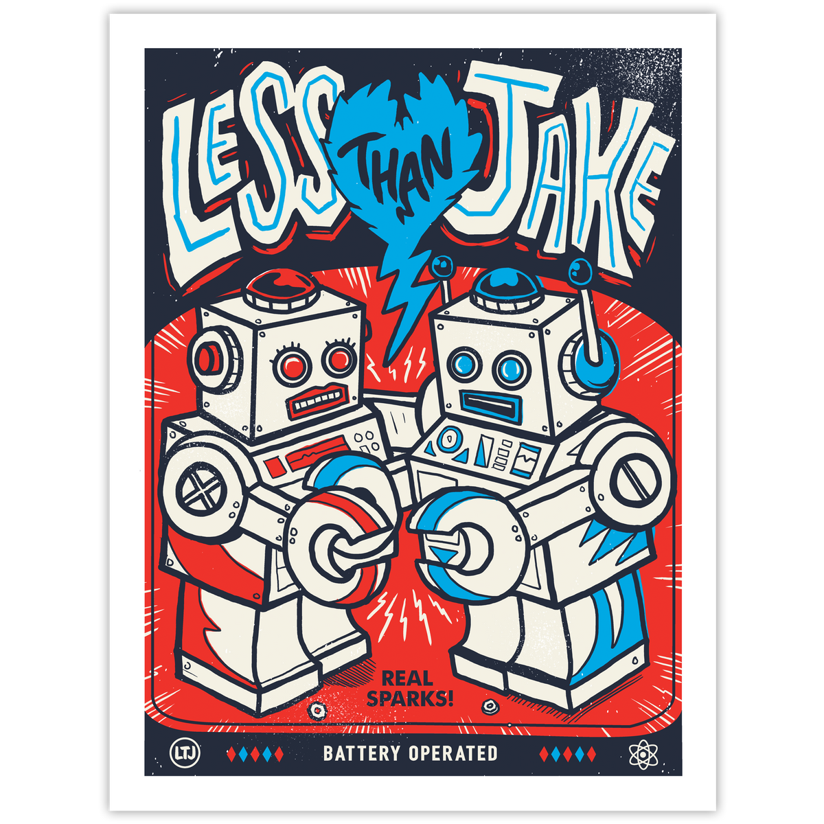 Less Than Jake - Robots Poster – Enemy Ink